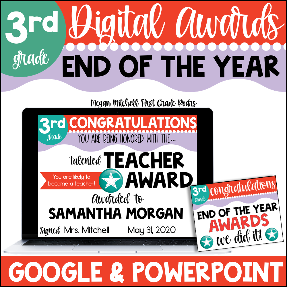 Digital End of the Year Activities - Megan Mitchell